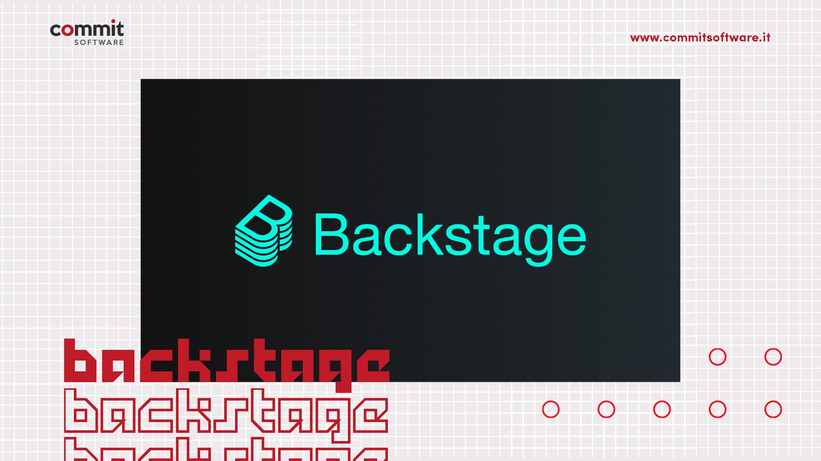Backstage for all - commit software